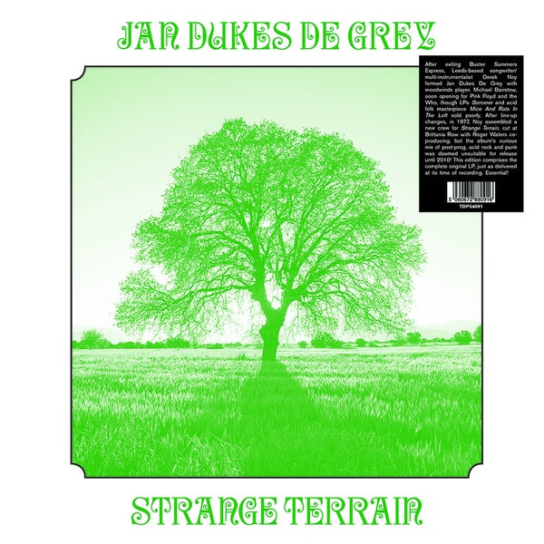 JAN DUKES DE GREY | Strange Terrain - Vinyl – American Record Company